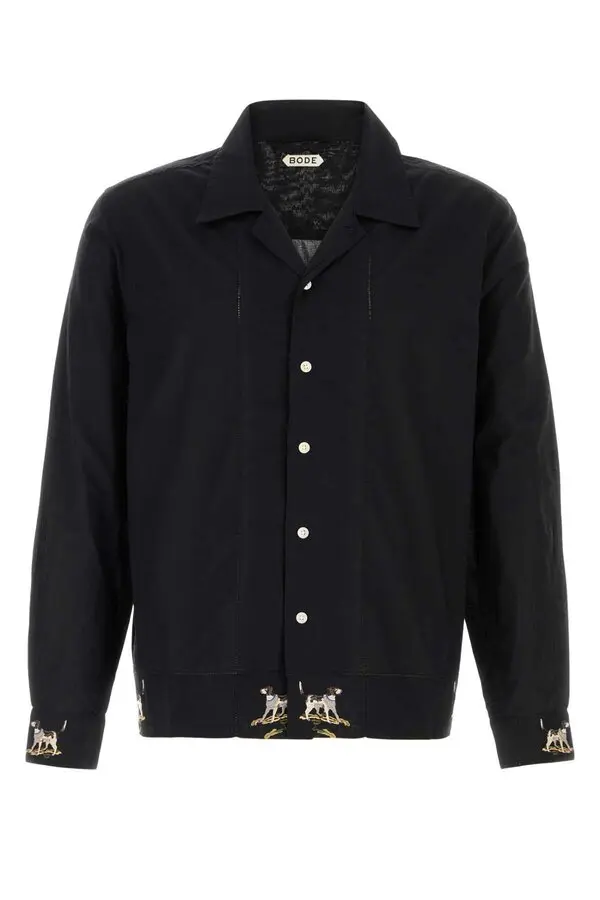 BODE Poplin Pointer Shirt - Black