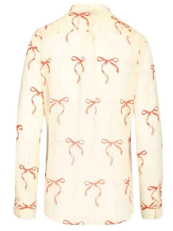 FORTE_FORTE Serafino Printed Cotton-silk Blend Shirt