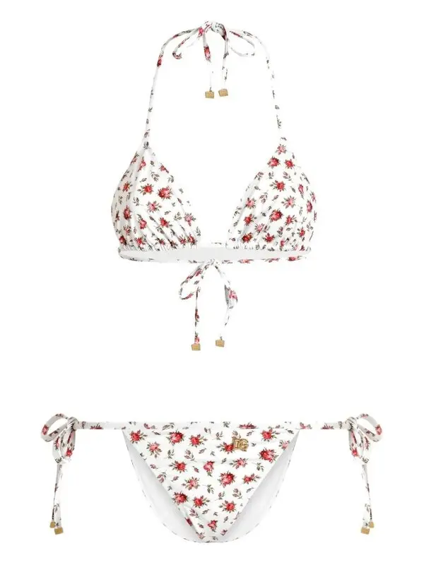 Dolce & Gabbana Floral Print Bikini - Multicolor