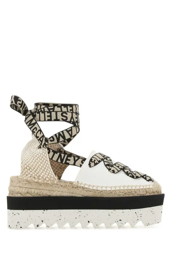 Stella McCartney Canvas Gaia Espadrilles With Logo Detail - Multicolor