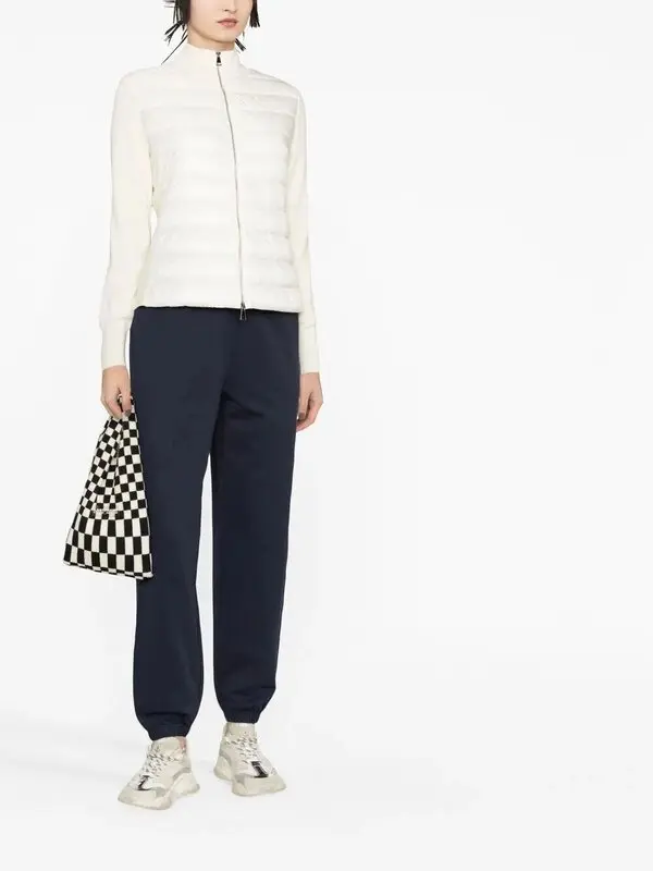Moncler Quilted Zip-up Cardigan