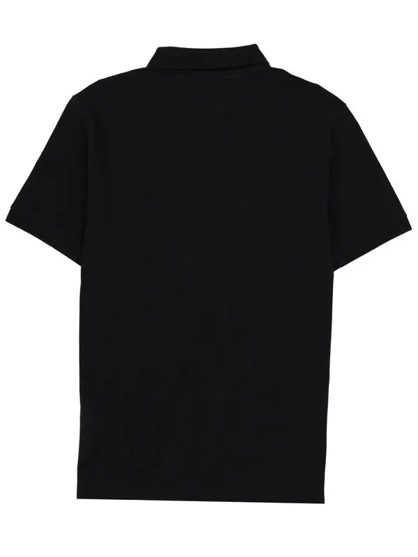 Stone Island Polo With Logo - Black