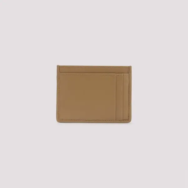 Miu Miu Lamb Leather Cardholder - Brown