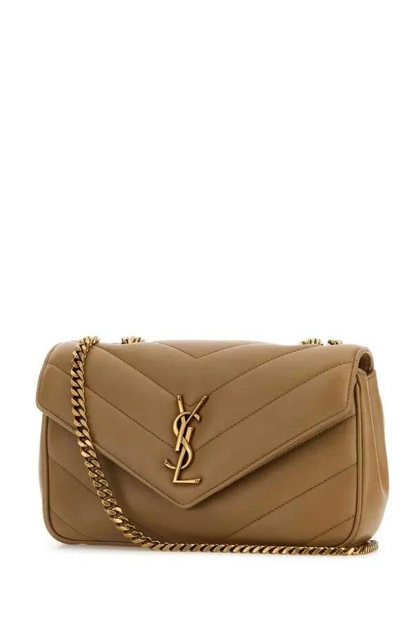 Saint Laurent Small Loulou Shoulder Bag - Brown