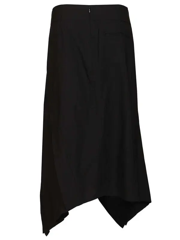 Bottega Veneta Lightweight Wool Midi Skirt