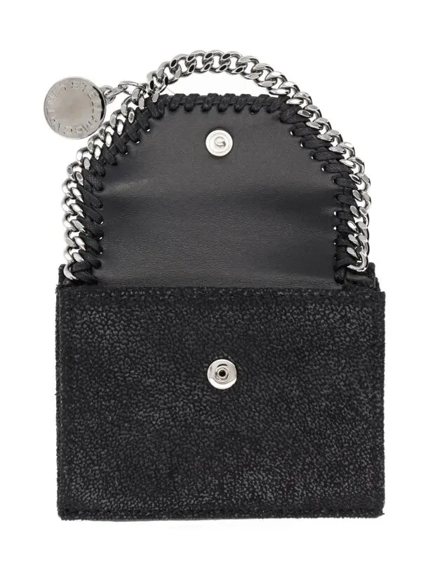 Stella McCartney Wallet Holder Falabella - Black