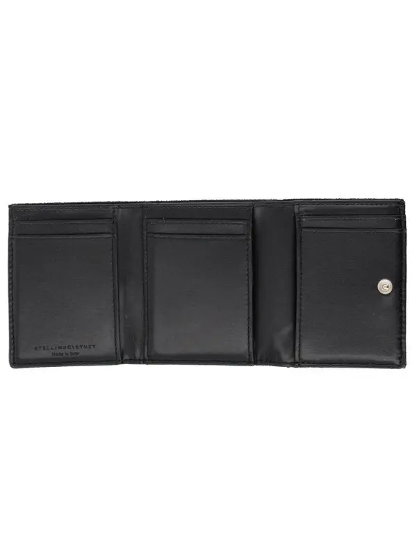 Stella McCartney Wallet Holder Falabella - Black