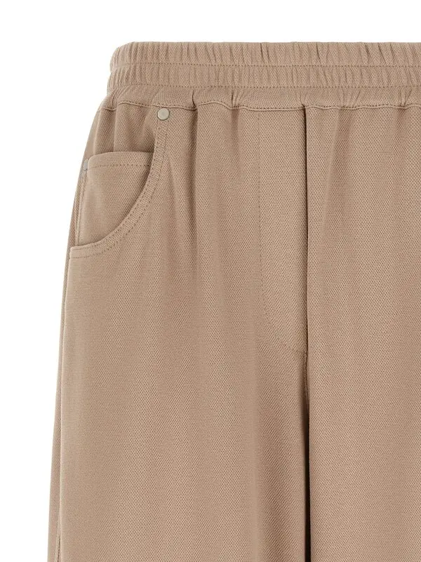 Brunello Cucinelli Piqué Cotton Shorts - Brown