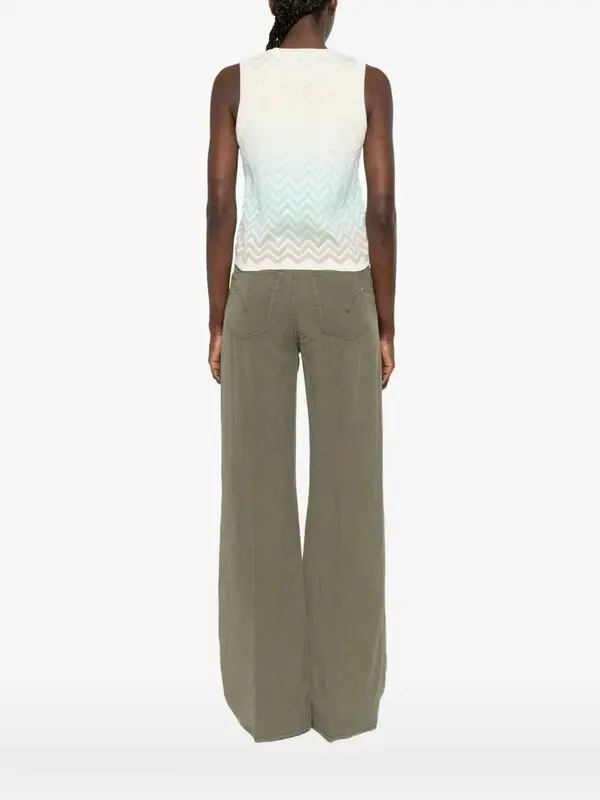 Missoni Chevron Knit Sleeveless Top