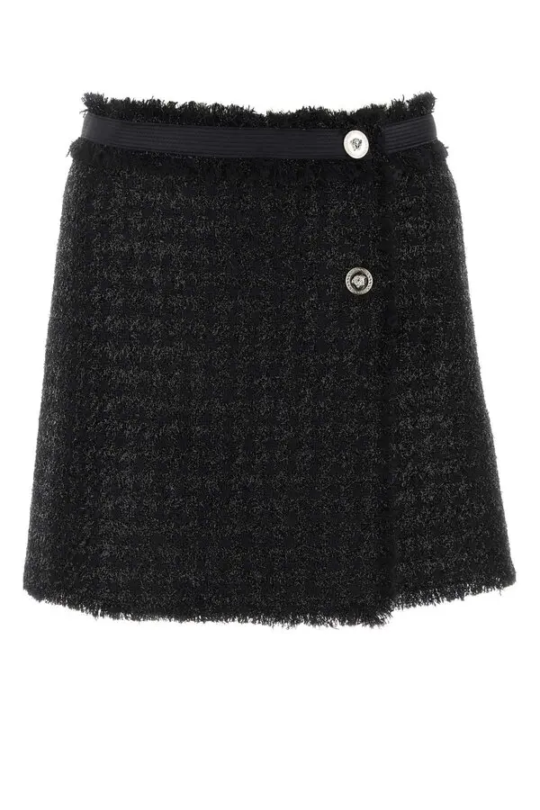 Versace Tweed Mini Skirt