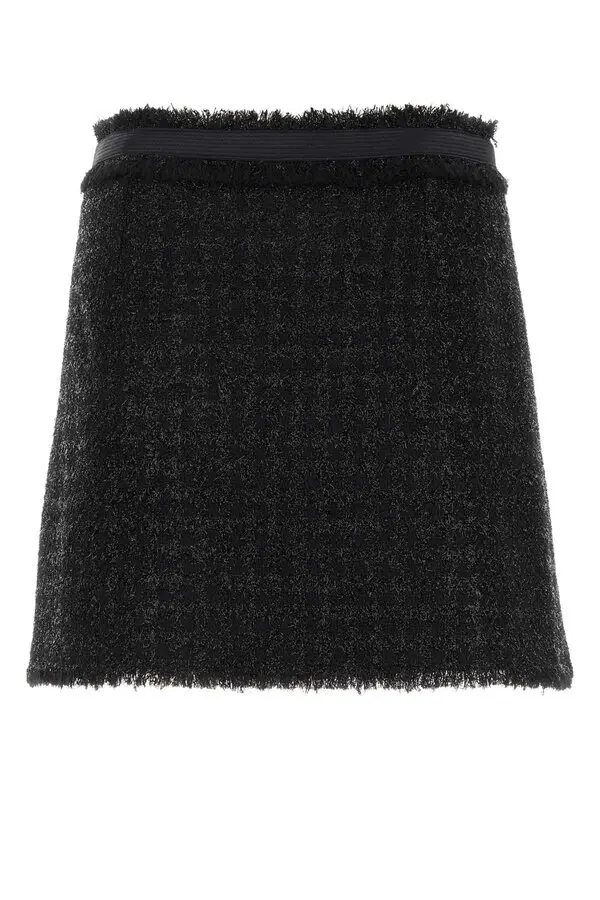 Versace Tweed Mini Skirt