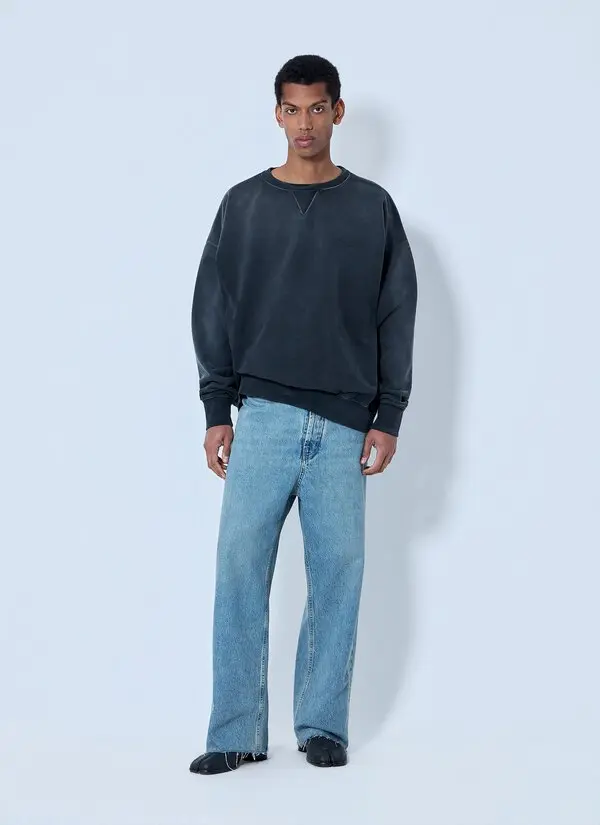 MAISON MARGIELA Cotton Jersey Sweatshirt