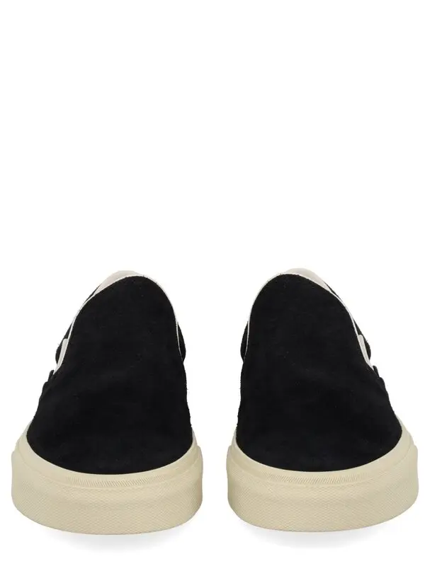 TOM FORD Jude Leather Slip-on Sneakers - Black