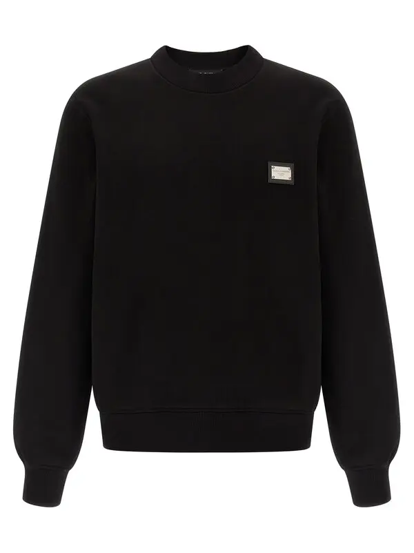 Dolce & Gabbana Logo Plate Sweatshirt - Black