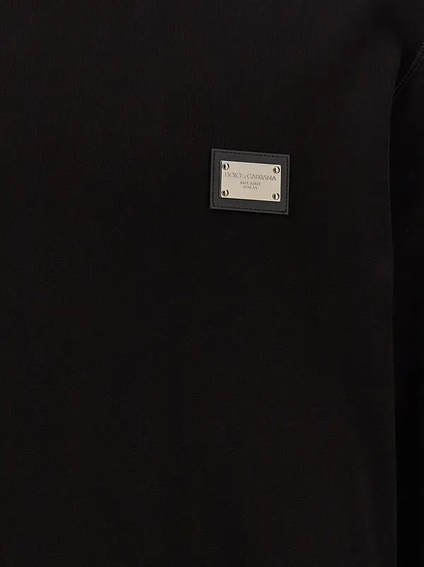 Dolce & Gabbana Logo Plate Sweatshirt - Black