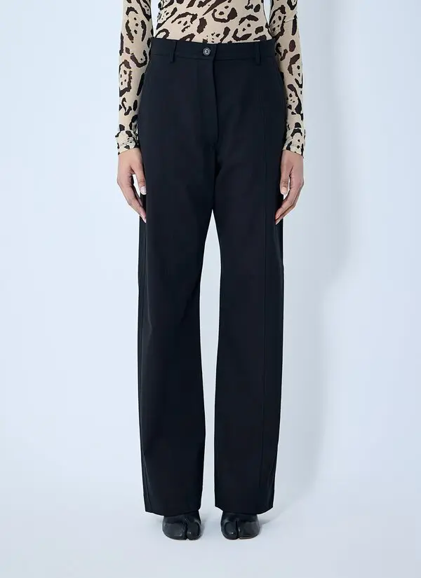 Sportmax Era Paneled Stretch Cotton Trousers