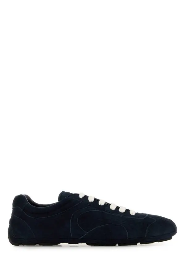 Prada Suede Montecarlo Sneakers - Blue