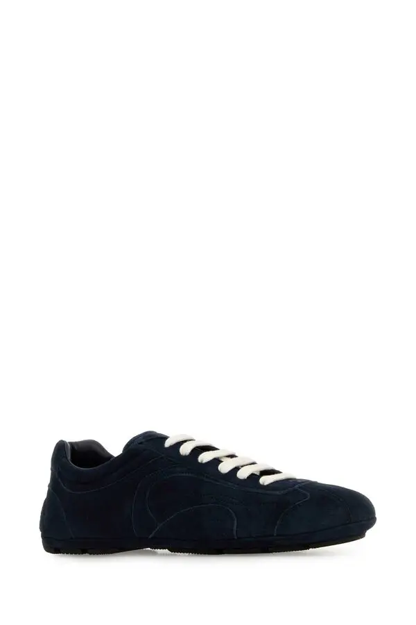 Prada Suede Montecarlo Sneakers - Blue