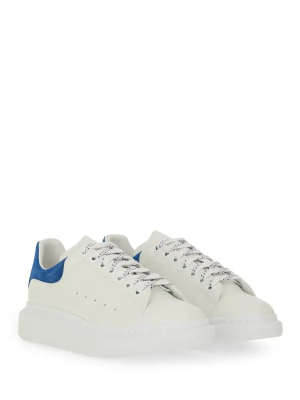 Alexander McQueen Oversized Leather Sneakers - White