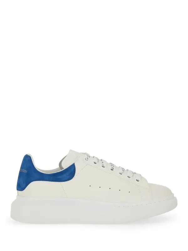 Alexander McQueen Oversized Leather Sneakers - White