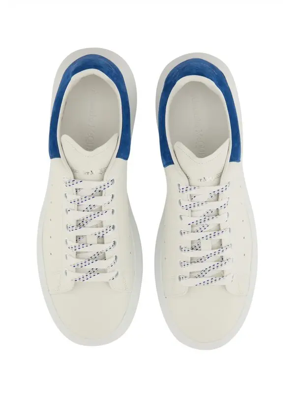 Alexander McQueen Oversized Leather Sneakers - White