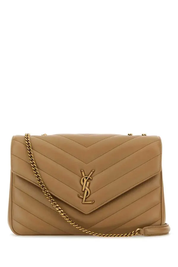Saint Laurent Large Lou Lou Shoulder Bag - Brown