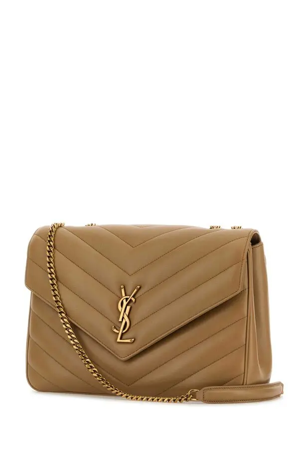 Saint Laurent Large Lou Lou Shoulder Bag - Brown