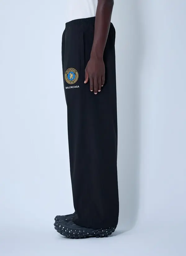 Balenciaga Logo Motif Track Pants - Black