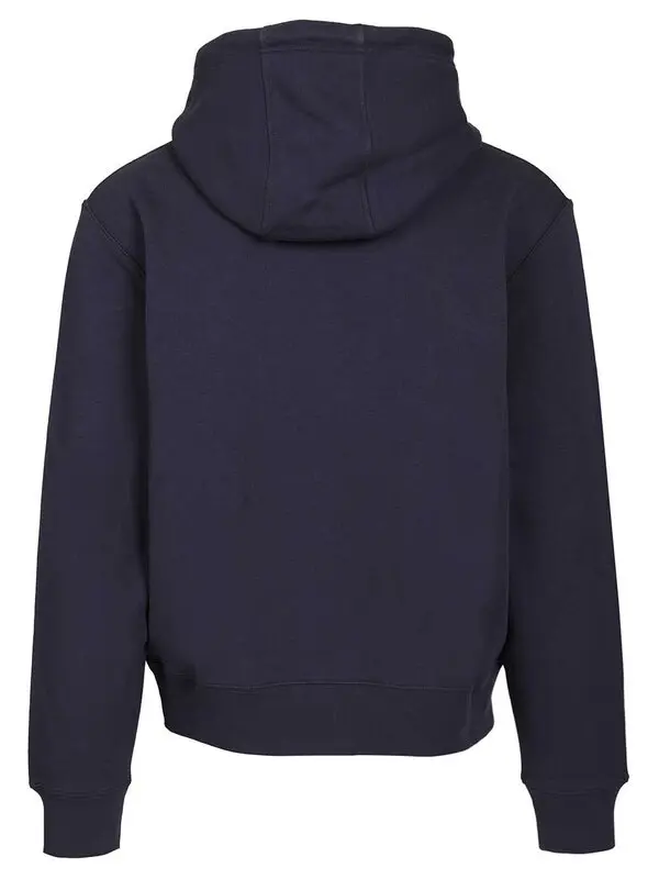 Loewe Cotton Hoodie With Embroidered Anagram