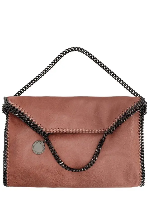 Stella McCartney Falabella Fold Over Tote Bag - Brown