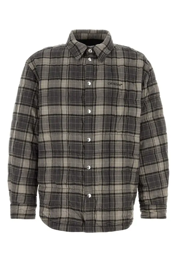 Off-White Embroidered Cotton Shirt