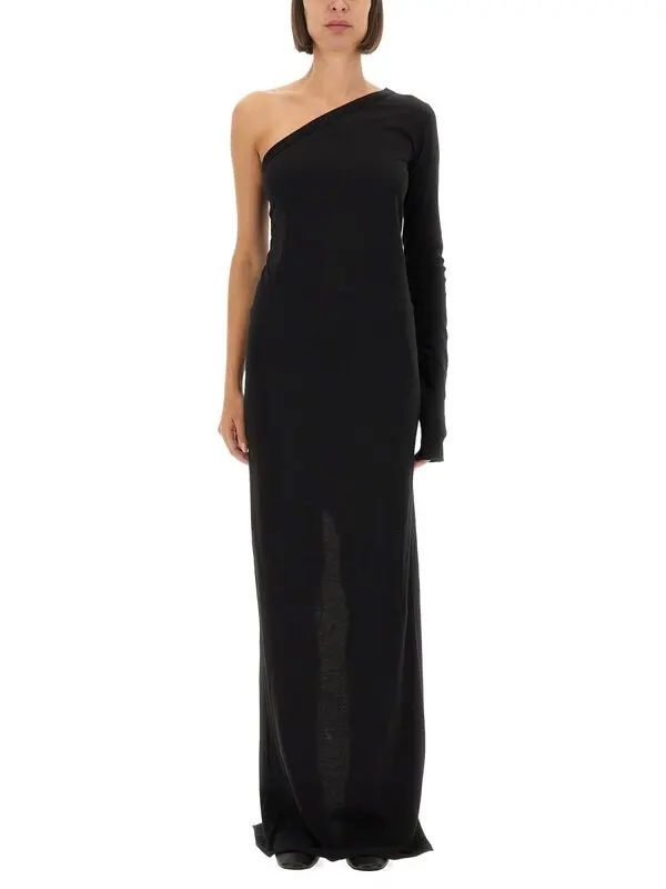 Rick Owens Asymmetrical Maxi Dress
