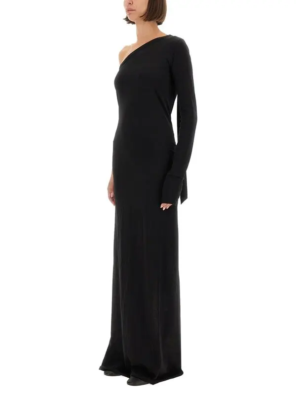 Rick Owens Asymmetrical Maxi Dress