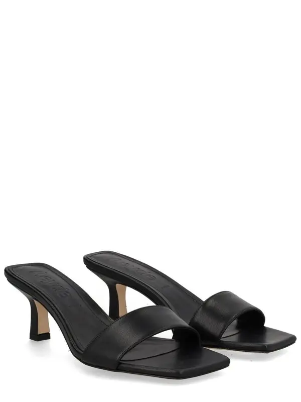 AeydĒ Gilly Heeled Sandals - Black