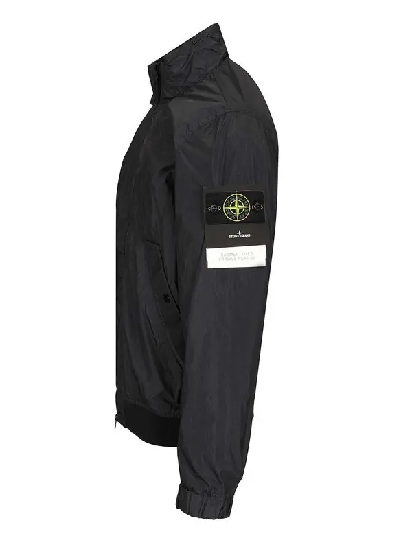 Stone Island Crinkle Reps Ny Bomber Jacket - Blue