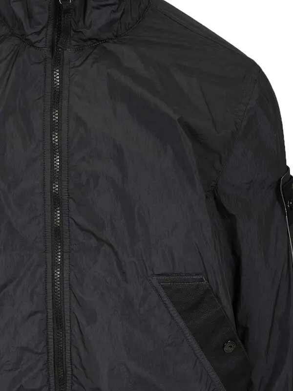 Stone Island Crinkle Reps Ny Bomber Jacket - Blue