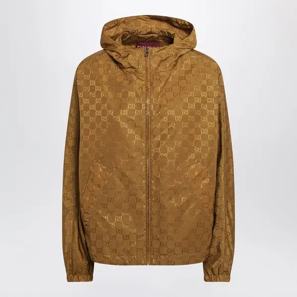 Gucci Technical Jacquard Jacket With Gg Pattern