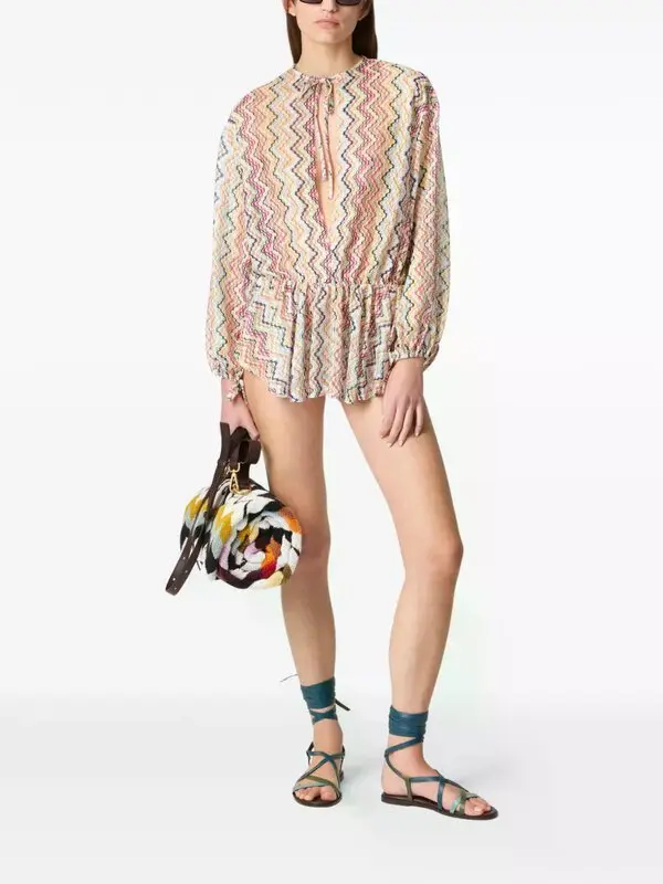 Missoni Chevron-patterned Beach Cover
