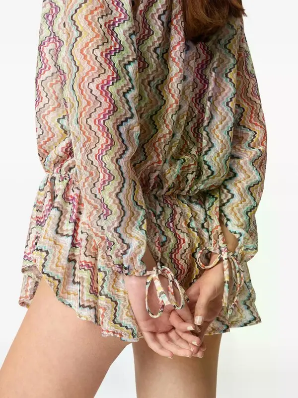Missoni Chevron-patterned Beach Cover