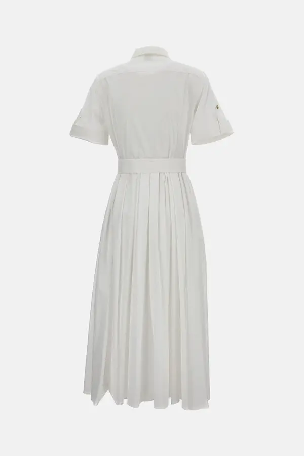 FAY Short Sleeve Shirt Dress