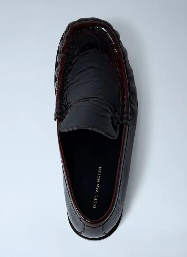 Dries Van Noten Patent Leather Loafers - Multicolor