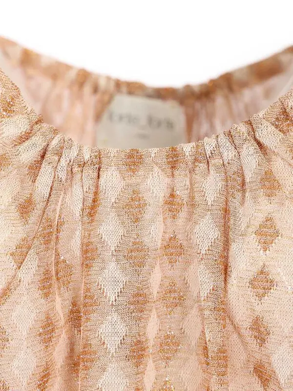 FORTE_FORTE Diamond Jacquard Jersey Crop Top