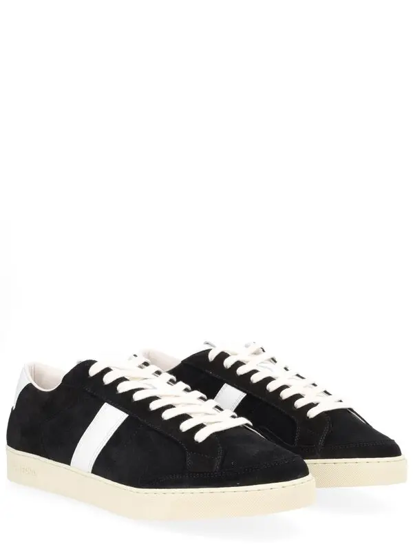 TOM FORD Leather Sneakers With Logo