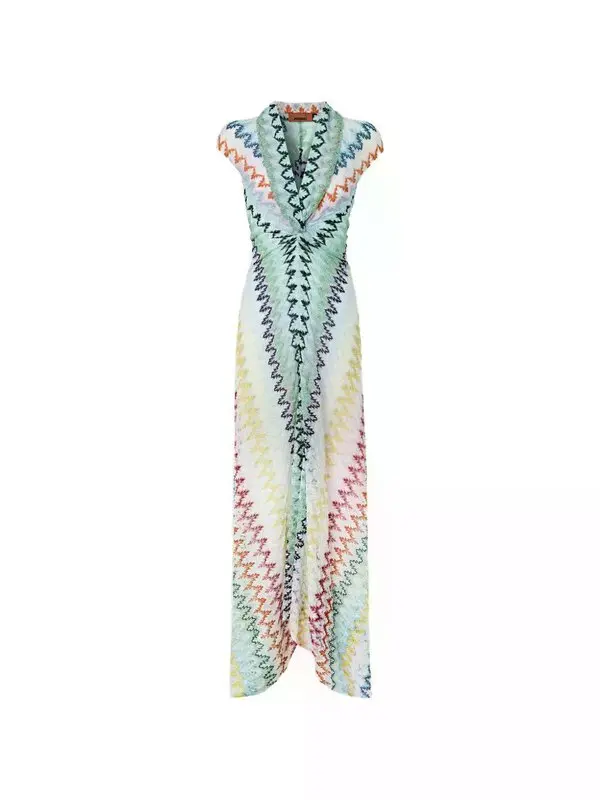 Missoni Geometric Pattern Maxi Dress