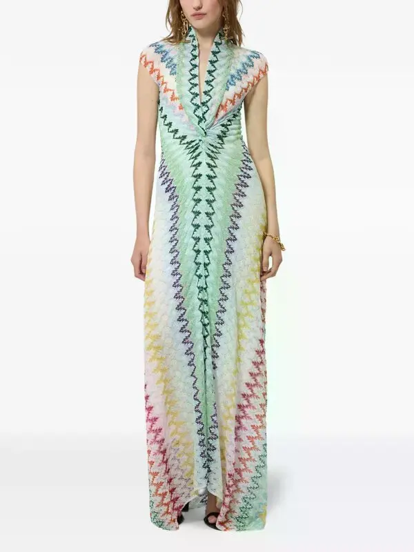 Missoni Geometric Pattern Maxi Dress