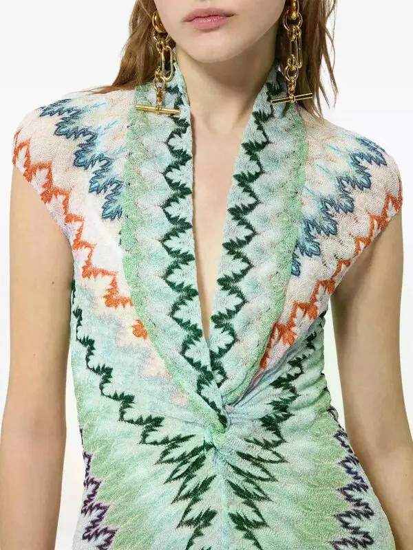 Missoni Geometric Pattern Maxi Dress