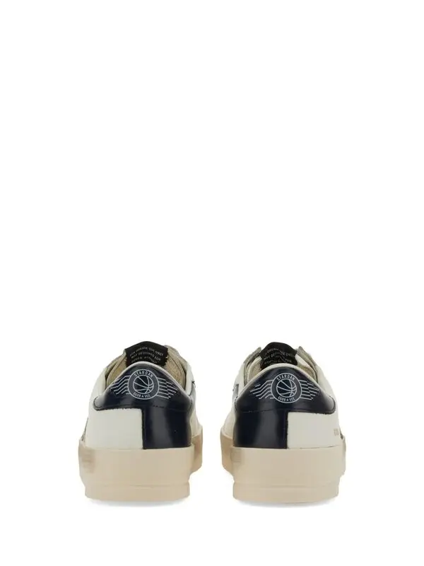 GOLDEN GOOSE Stardan Leather Sneakers - White