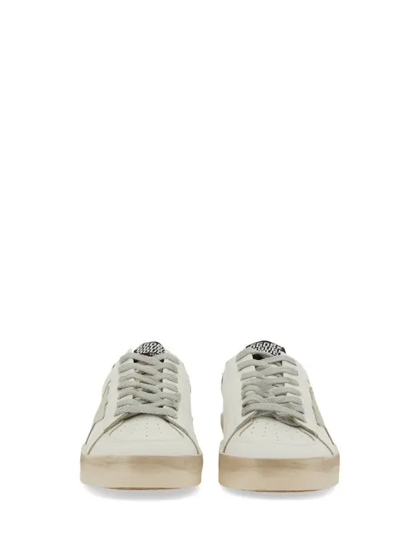GOLDEN GOOSE Stardan Leather Sneakers - White