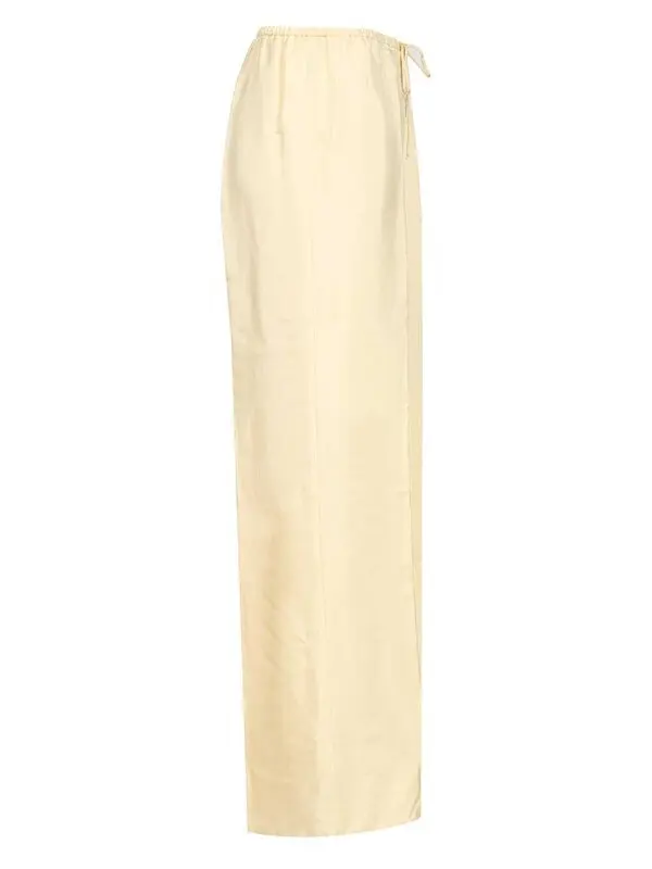 FORTE_FORTE Viscose Twill Drawstring Trousers