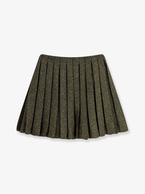 Dior Pleated Mini Skirt - Multicolor